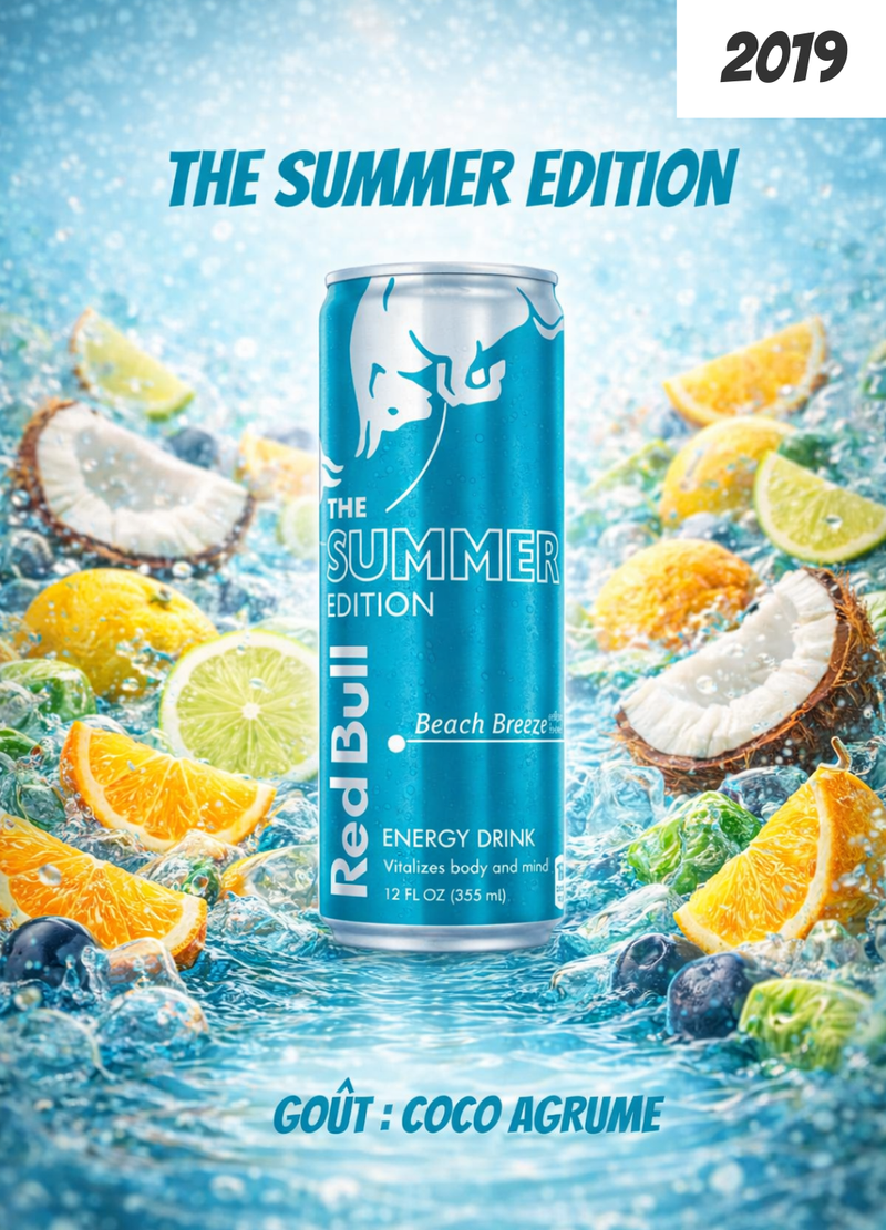 Red Bull The Summer Edition 2019 Beach Breeze : l’évasion coco-agrume ...