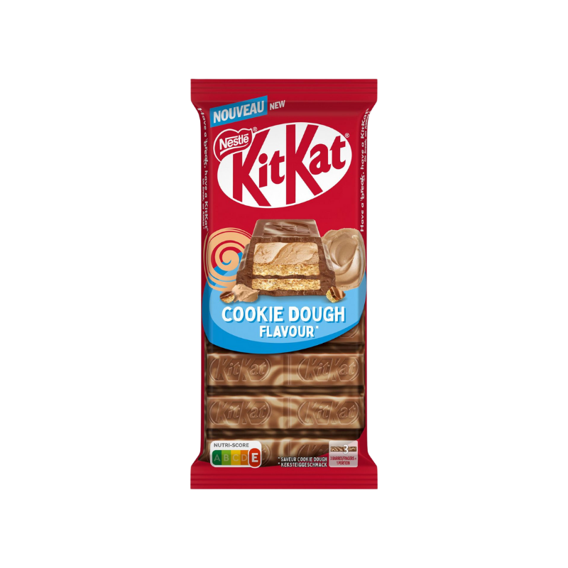 Nestlé KitKat Cookie Dough - Barre Chocolat au Lait et Pâte à Biscuits ...