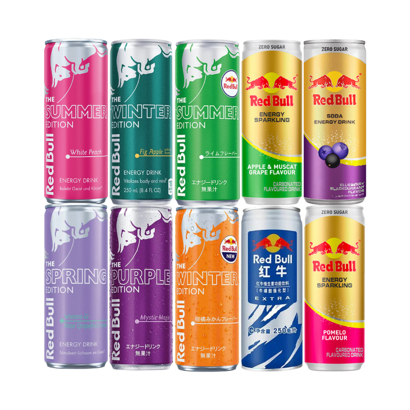 Box Découverte 10 Red Bull Ultra Rare – EXODRINKS